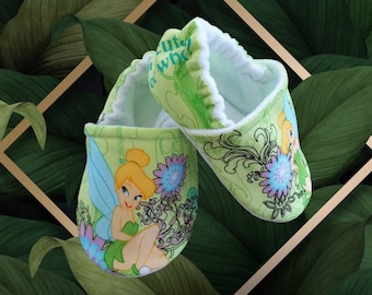 Tink Inspired Fairy Shoes, Tinkerbell Baby Girl Shoes for Birthday 1-10 ...
