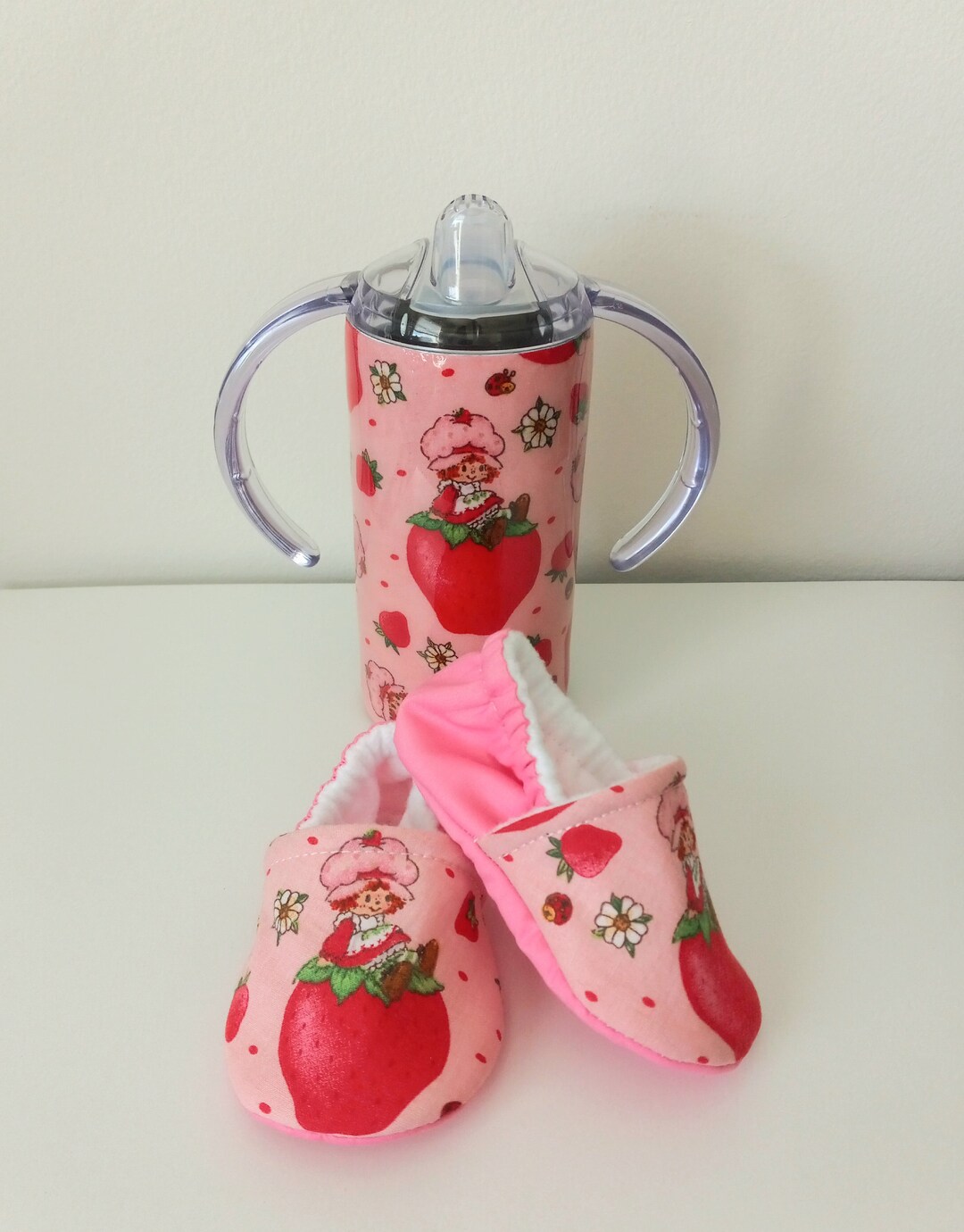 Sippy Cup and Baby Shoes 0 to 3 Months Set Baby Shower Gift Set - Etsy