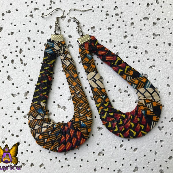 Ankara Earrings - Etsy