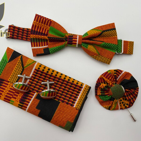 African Bow Tie for Men - Etsy