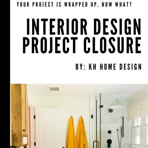 Interior Design Project Management Template - Etsy