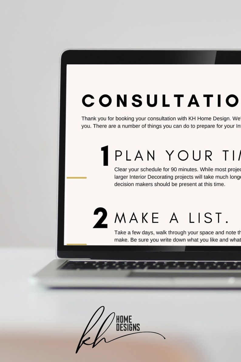 Consultation Email Guide for Interior Designer | Client Onboarding ...