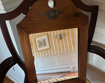 Vintage 1950s Eagle Convex MIRROR, 21 Inches High, Federal Bullseye ...