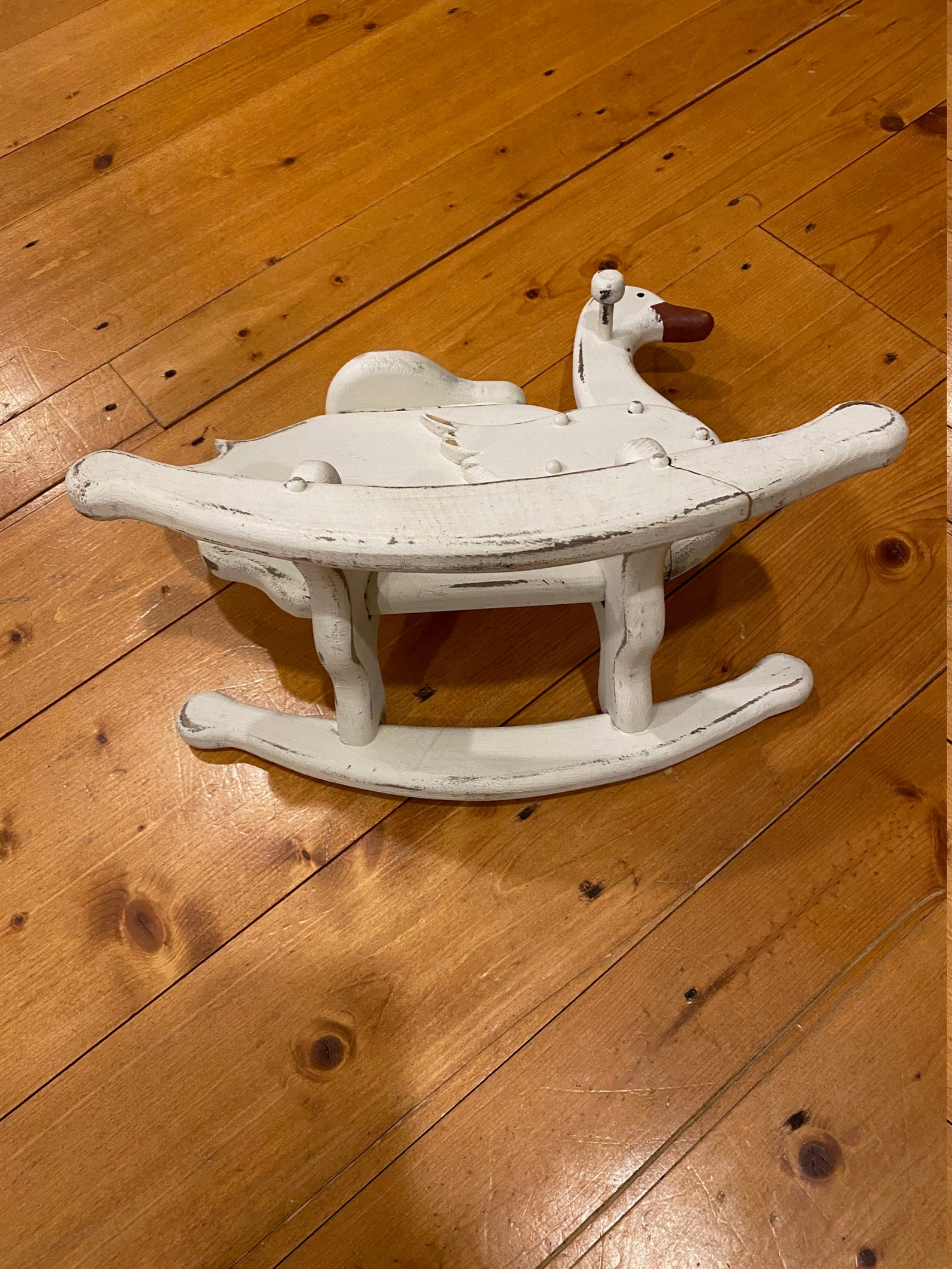 Swan Rocking Horse Decoration - Etsy