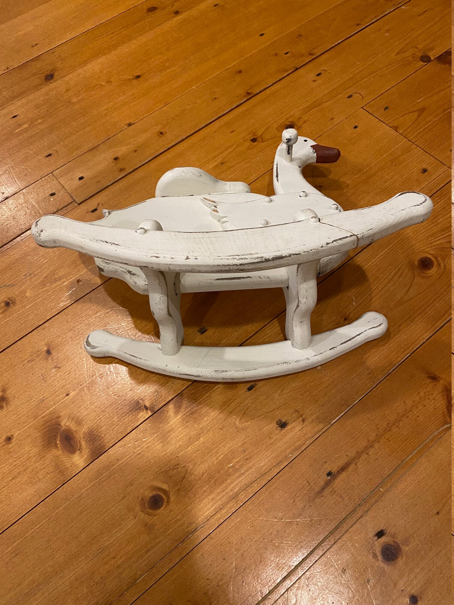 Swan Rocking Horse Decoration - Etsy