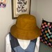 Quilted Reversible Bucket Hat // Cottage Core Handmade Hat - Etsy