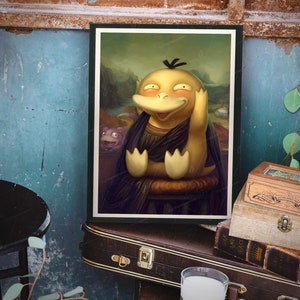 Pokemon Psyduck Poster Psyduck-lisa | Home Decor Art Paintings | Gift ...