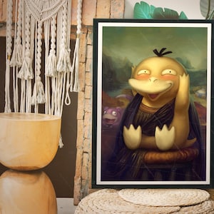 Pokemon Psyduck Poster Psyduck-lisa | Home Decor Art Paintings | Gift ...