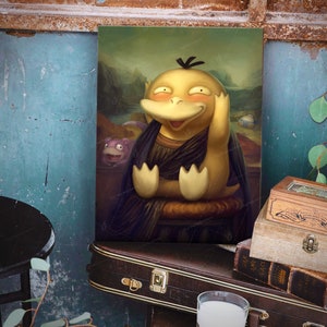 Pokemon Psyduck Canvas Print Psyduck-lisa | Home Decor and Art ...