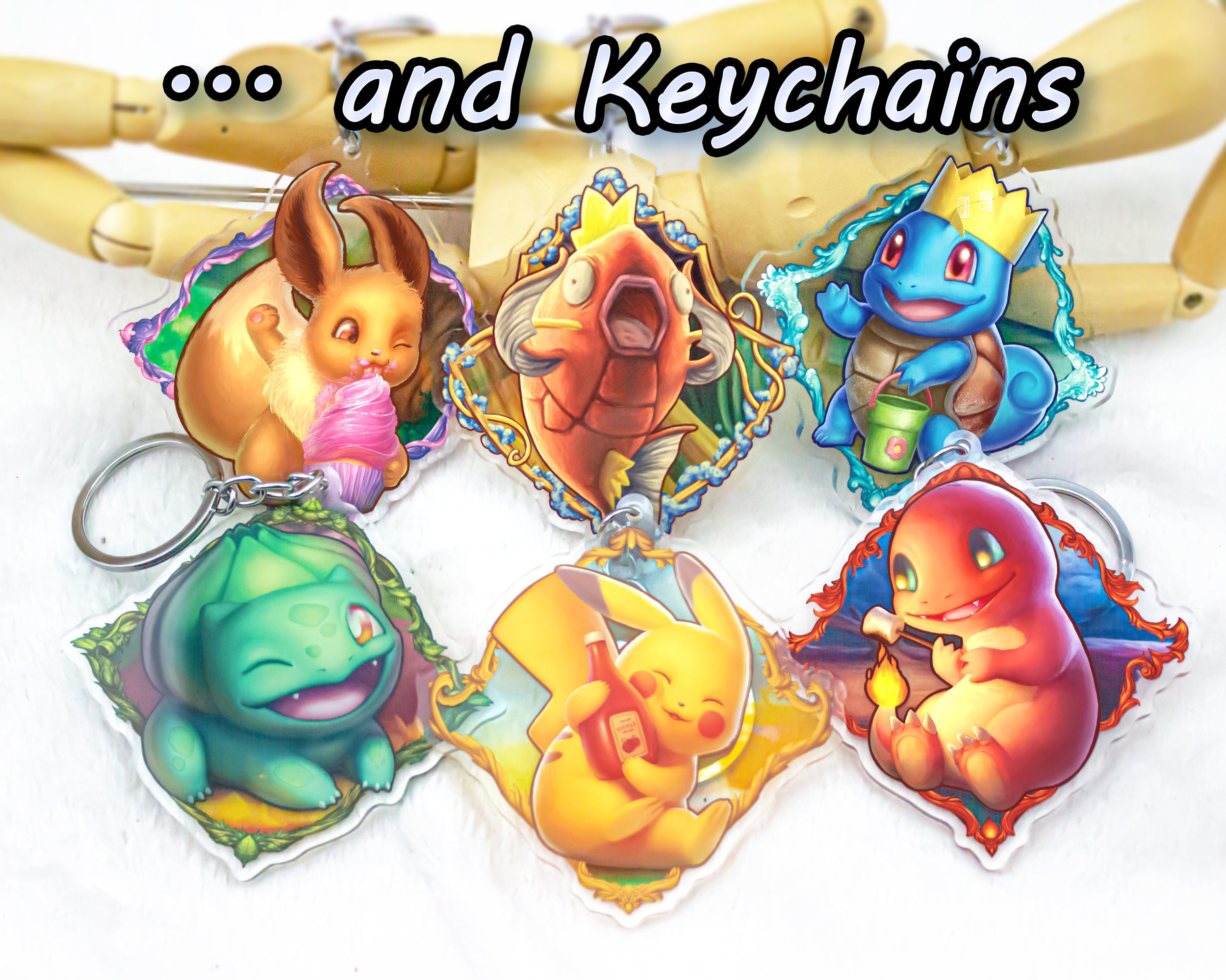 Pokemon Greeting Cards | Magikarp, Pikachu, Charmander, Eevee, Squirtle ...