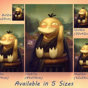 Pokemon Psyduck Poster Psyduck-lisa | Home Decor Art Paintings | Gift ...