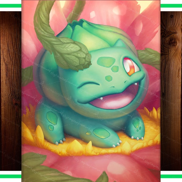 Bulbasaur Poster - Etsy