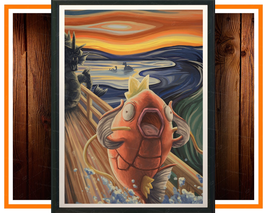 Pokemon Magikarp Poster | Home Decor and Art Paintings | Birthday Gift ...