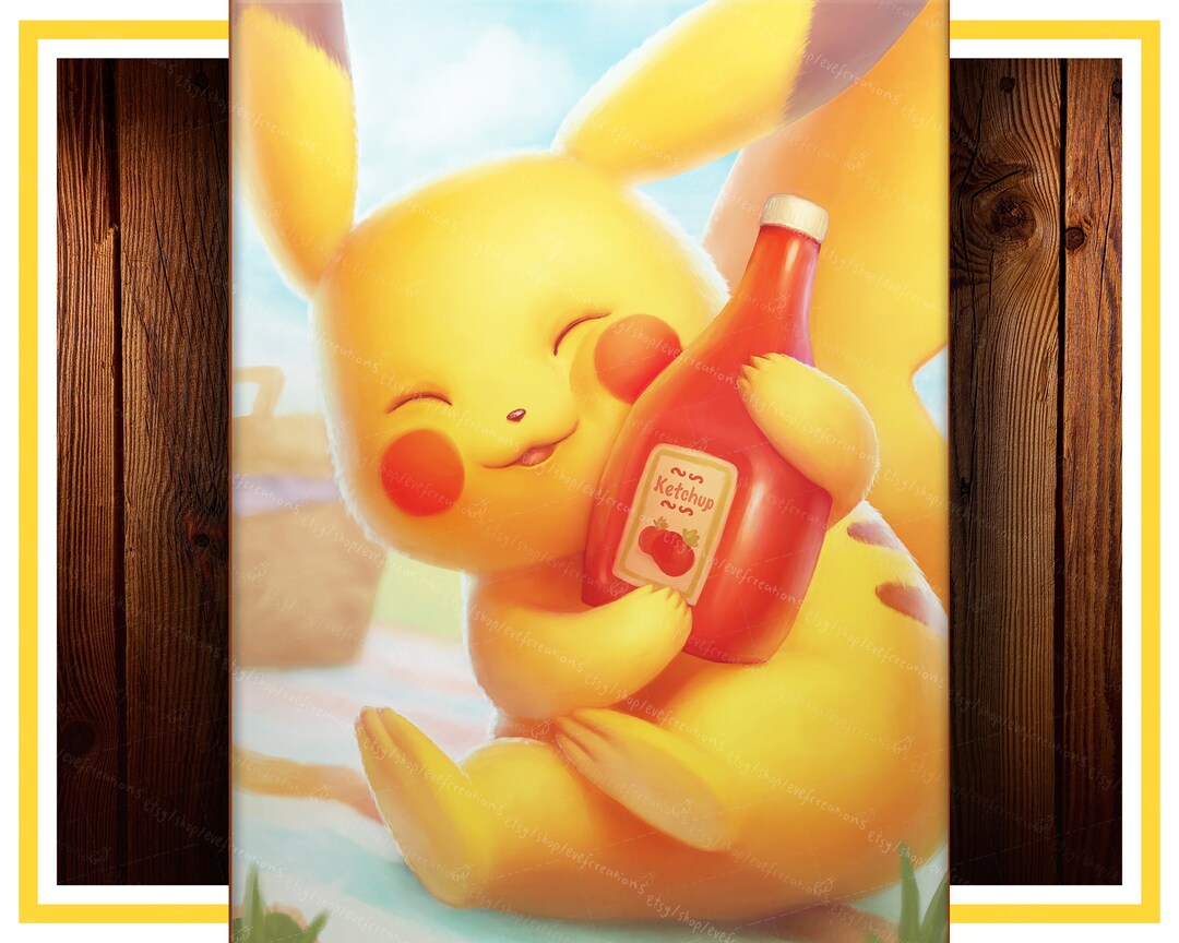 Pokemon Pikachu Canvas Print Home Decor and Art Paintings Gift for ...