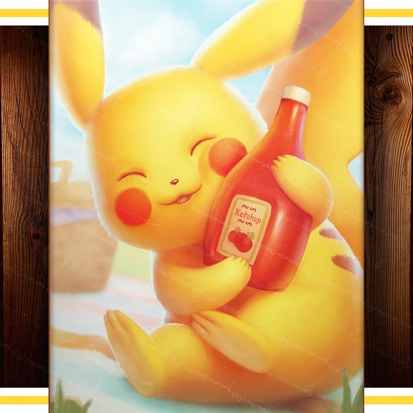 Pikachu Picture Frame - Etsy