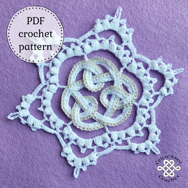 Celtic Garland Christmas Garland Crochet Garland Crochet - Etsy Canada