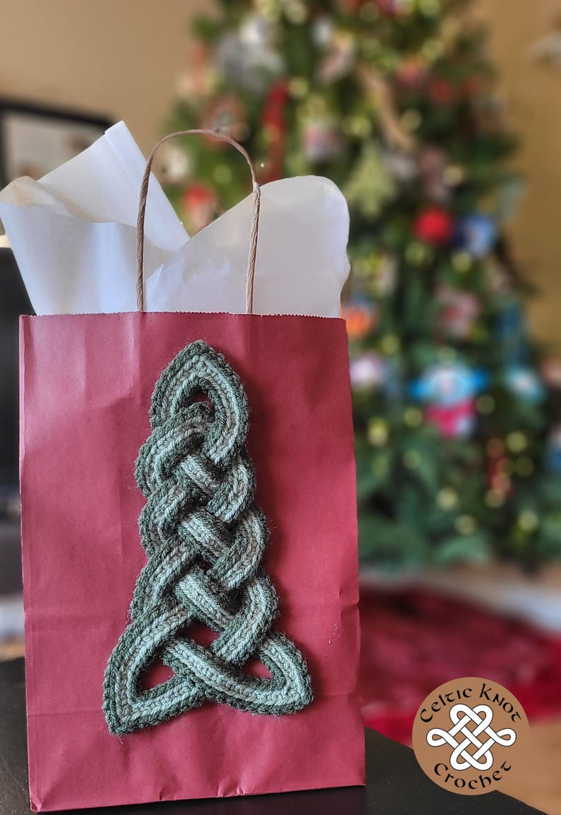 Celtic Christmas Tree Trio, Crochet Pattern for Christmas - Etsy