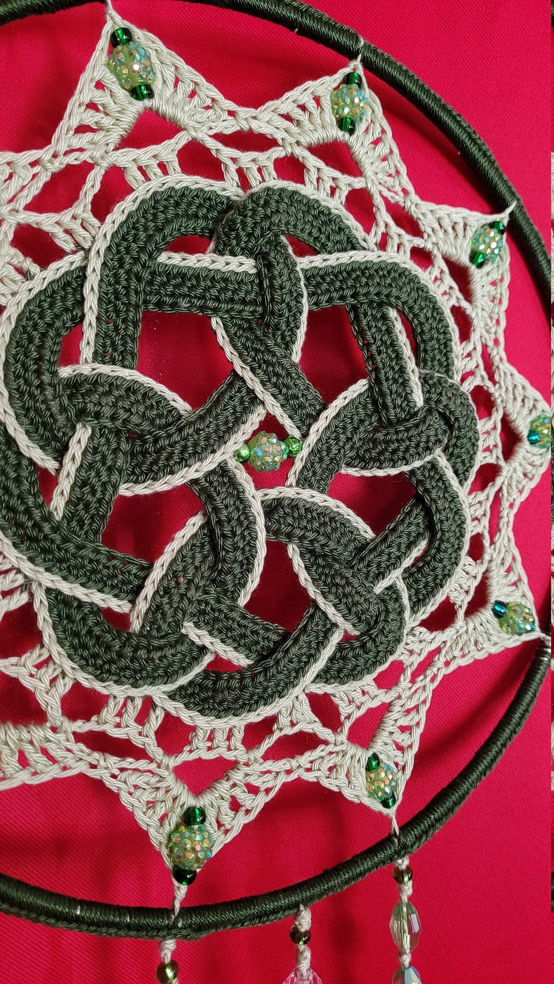 Celtic Knot Mandala, Crochet Mandala, Celtic Knot Crochet, Crochet ...