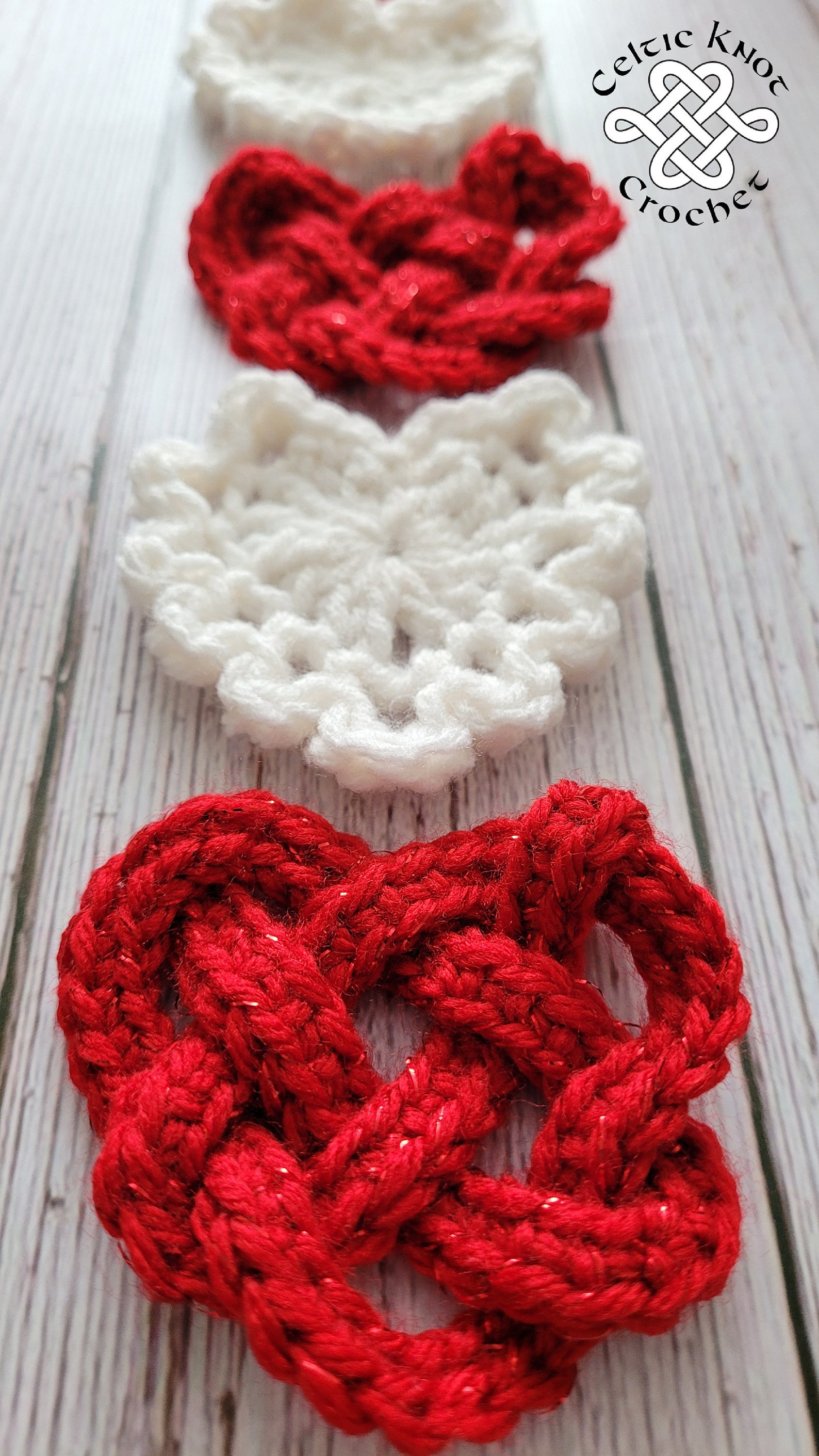 Celtic Garland Heart Garland Crochet Garland - Etsy