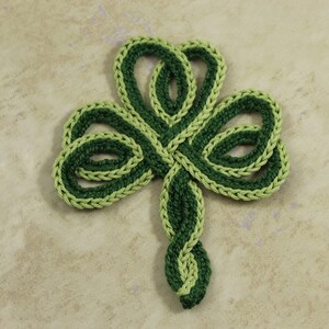 Shawl Pin, Celtic Knot, Celtic Shamrock, Easy Crochet Pattern, Crochet ...
