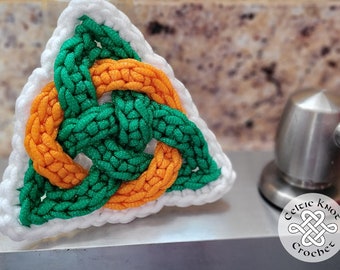 Celtic Garland Christmas Garland Crochet Garland Crochet - Etsy Canada