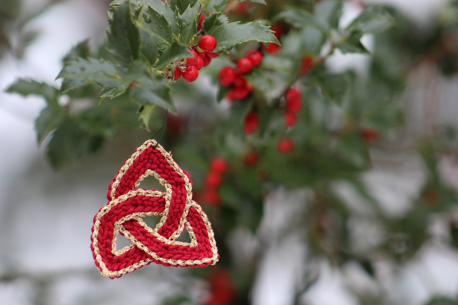 Celtic Christmas Crochet Christmas Celtic Knot Christmas - Etsy