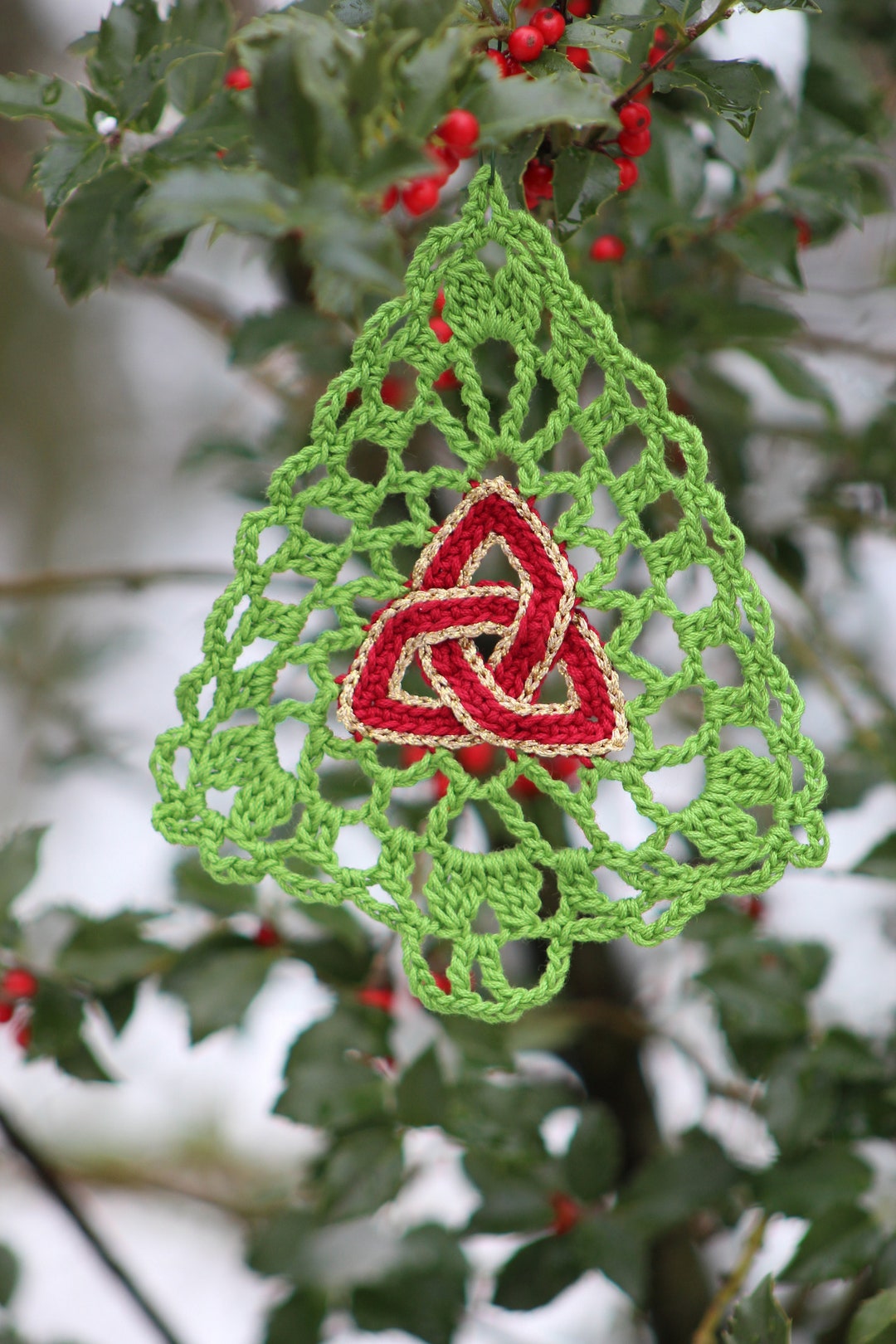 Celtic Christmas, Crochet Christmas, Celtic Knot Christmas Tree ...