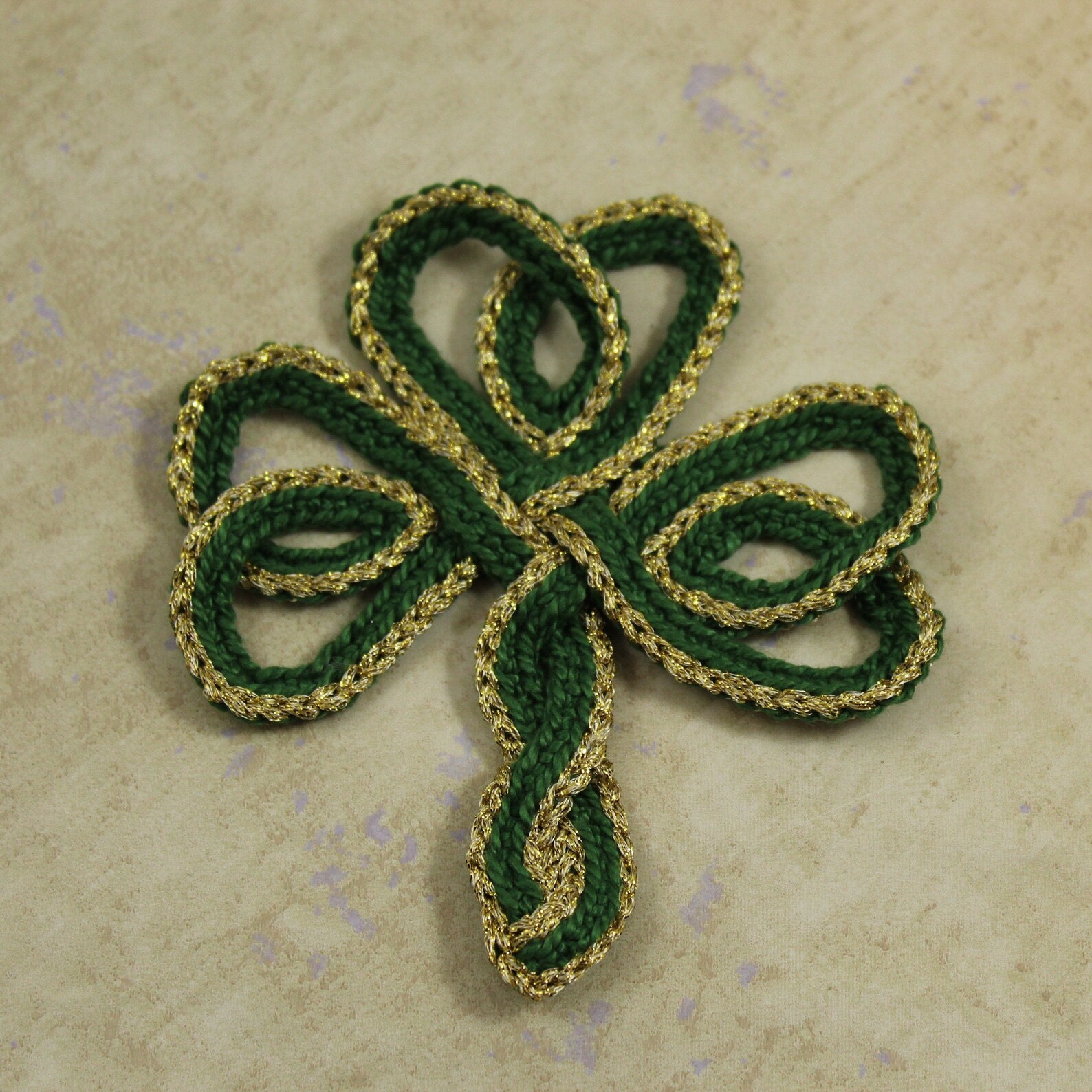 Shawl Pin Celtic Knot Celtic Shamrock Easy Crochet Pattern | Etsy