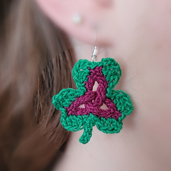 Shamrock Earrings - Etsy