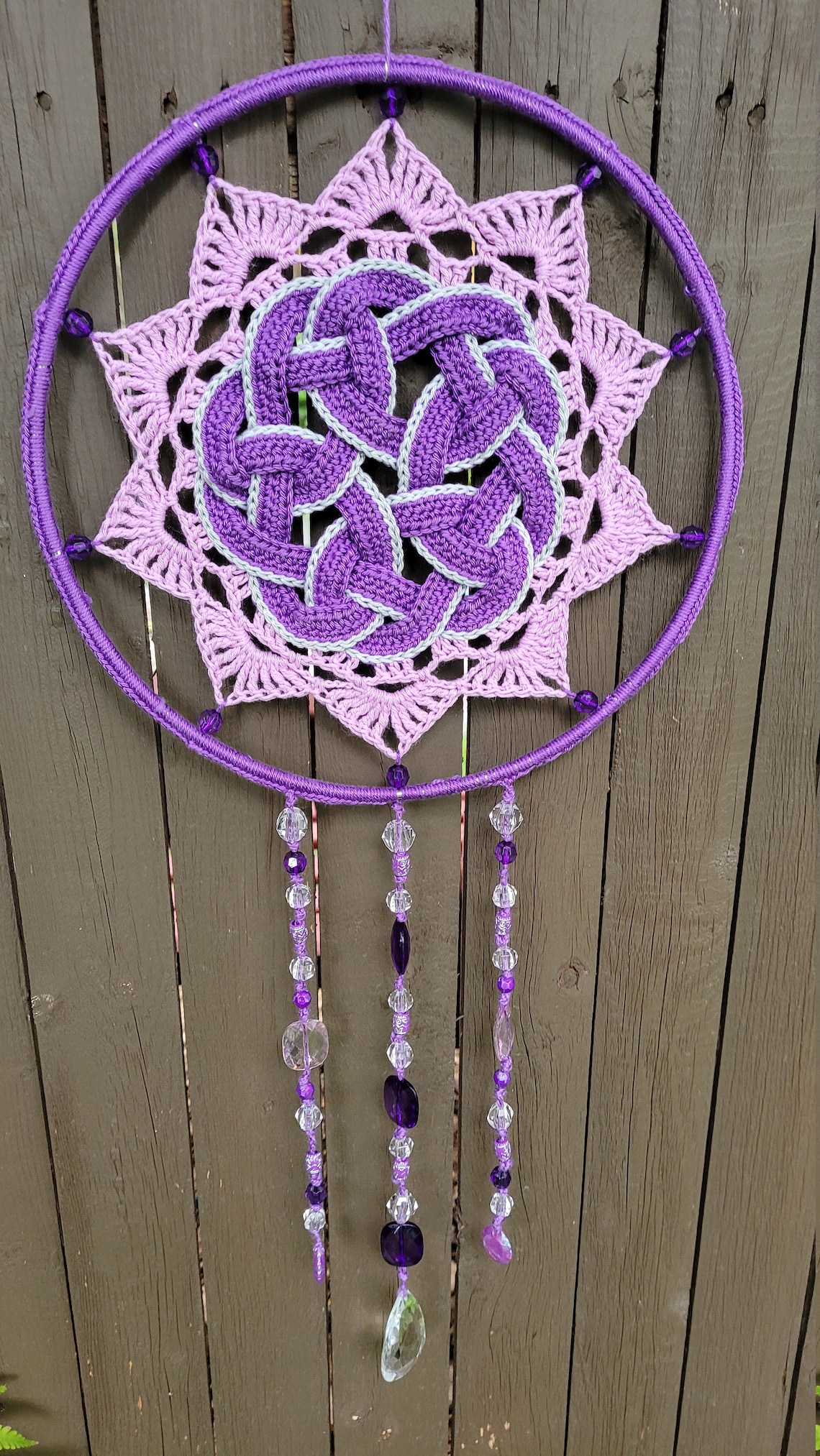 Celtic Knot Mandala, Crochet Mandala, Celtic Knot Crochet, Crochet ...