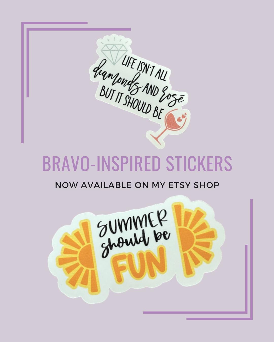 Bravo-inspired Stickers (real Housewives, Summer House, and Vanderpump ...