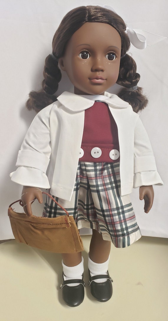 Ruby Bridges Doll Historywearz Refurbished Doll Black Doll African american Doll Herstory Doll Norman Rockwell Inspired Painting Etsy Australia