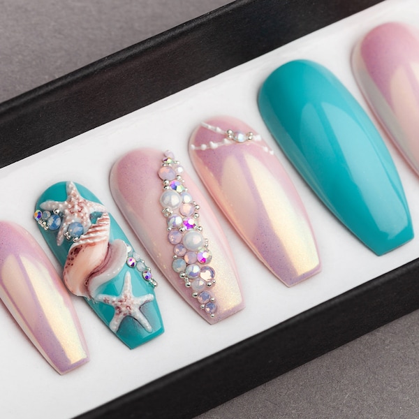 Fake Nails Set - Etsy