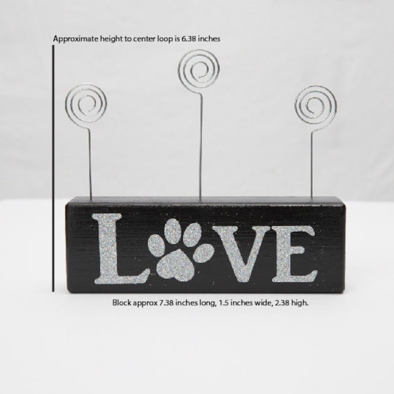 Cat and Dog Wire Loop Picture Holders - Etsy