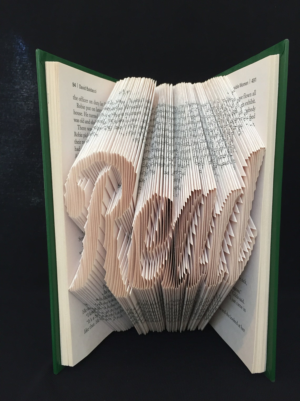 Folded Book Art-read-teacher Gift-librarian Gift-unique Gift-most ...