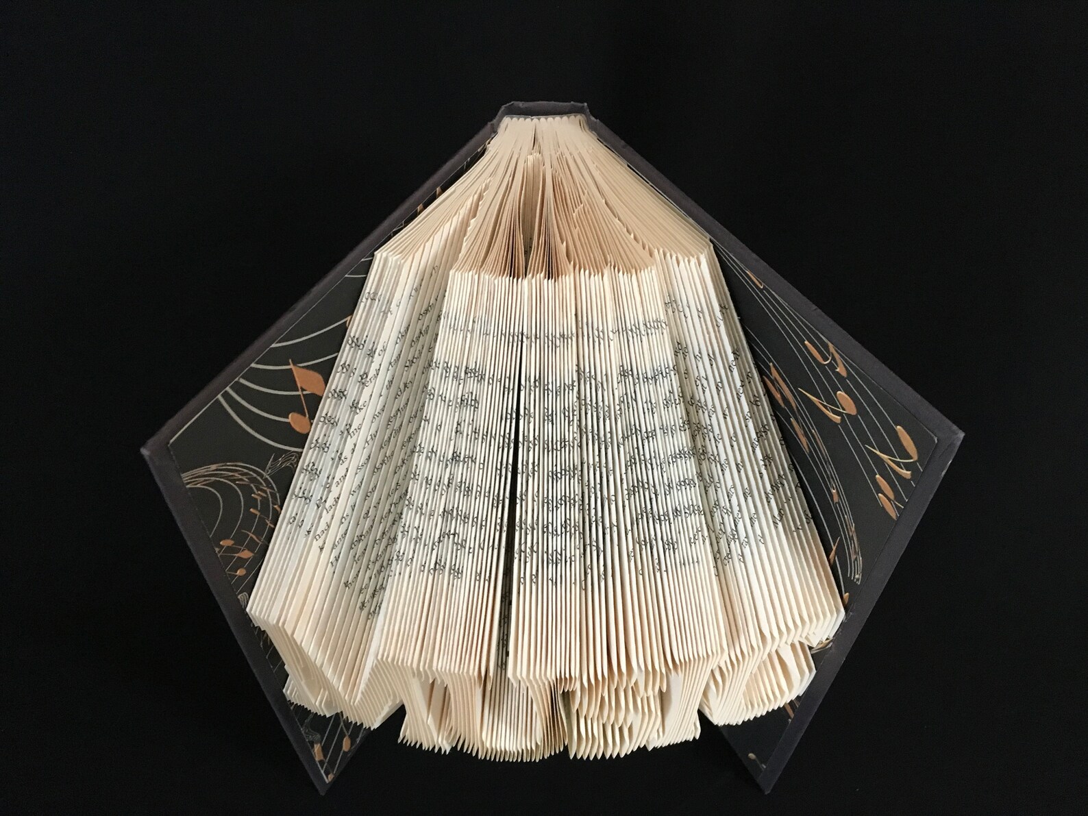 Folded Book Art-music-unique Gift Music Lover Gift-music - Etsy