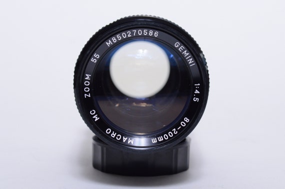 Vintage Gemini 80-200mm f/4.5 MC Zoom Lens for film and | Etsy