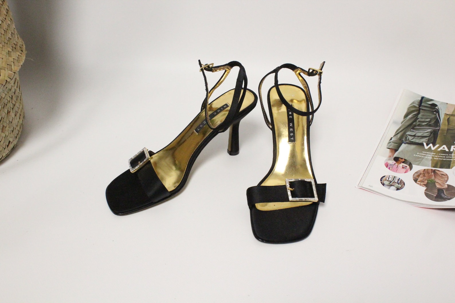 Women's Black High Hills Sandals Black Size Eu 37/ US 6.5 /UK 4.5 Black ...