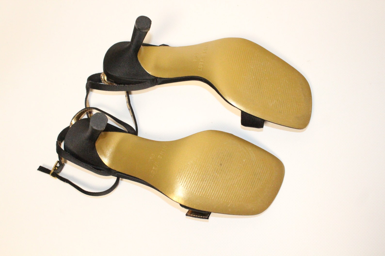 Women's Black High Hills Sandals Black Size Eu 37/ US 6.5 /UK 4.5 Black ...