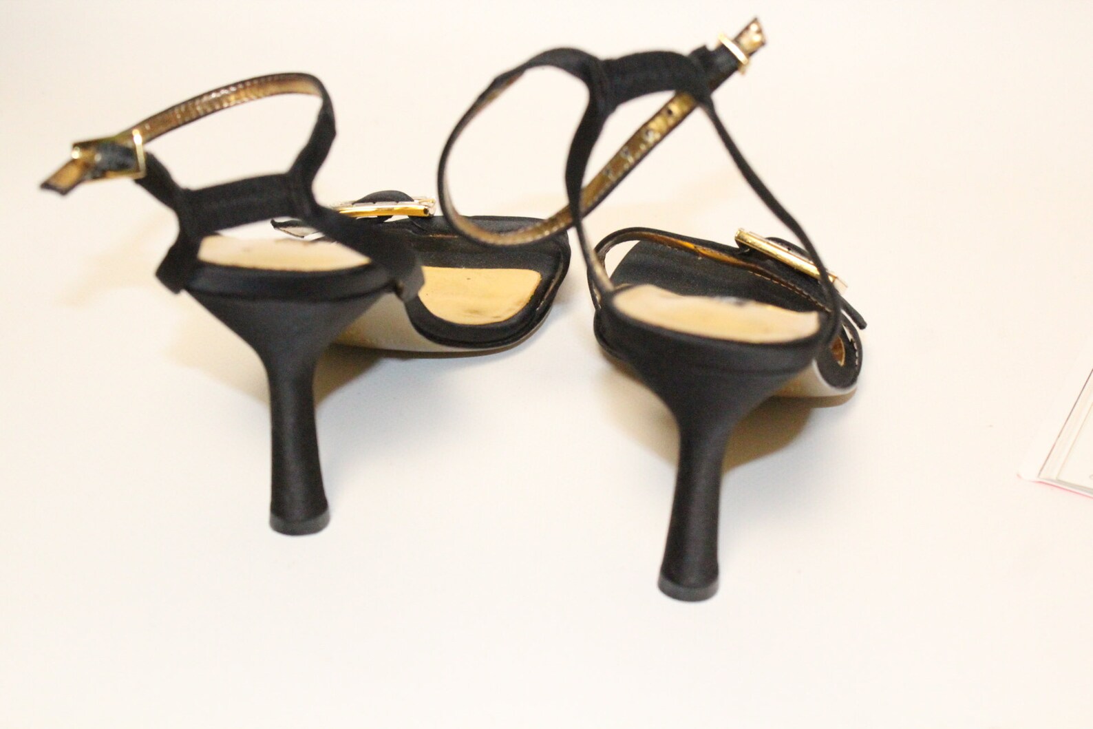 Women's Black High Hills Sandals Black Size Eu 37/ US 6.5 /UK 4.5 Black ...