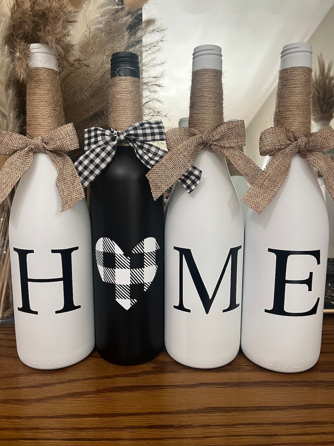 Black and White Farmhouse Decor | Modern Farmhouse | Buffalo Plaid ...