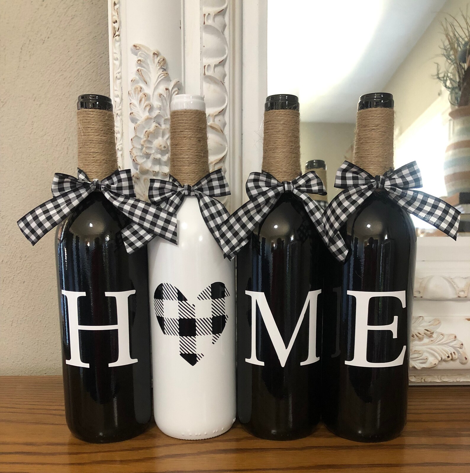 Modern Farmhouse Decor Buffalo Plaid Decor Country Decor - Etsy