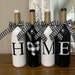 Modern Farmhouse Buffalo Plaid Decor County Decor Wine Bottle Home ...