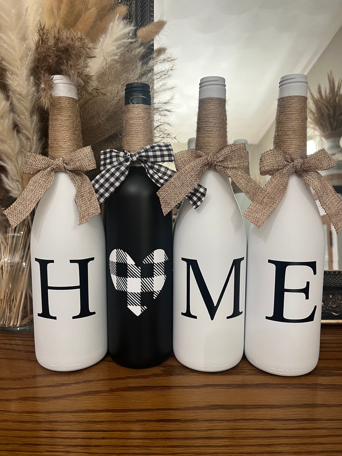 Black and White Farmhouse Decor | Modern Farmhouse | Buffalo Plaid ...
