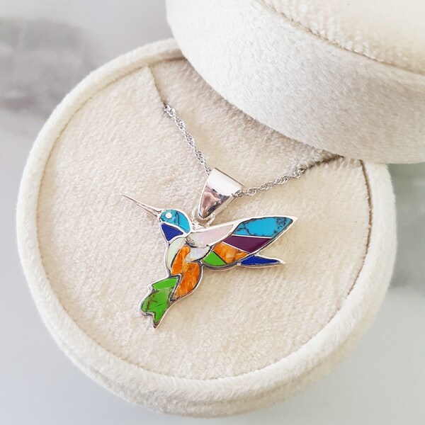 Hummingbird Necklace - Etsy