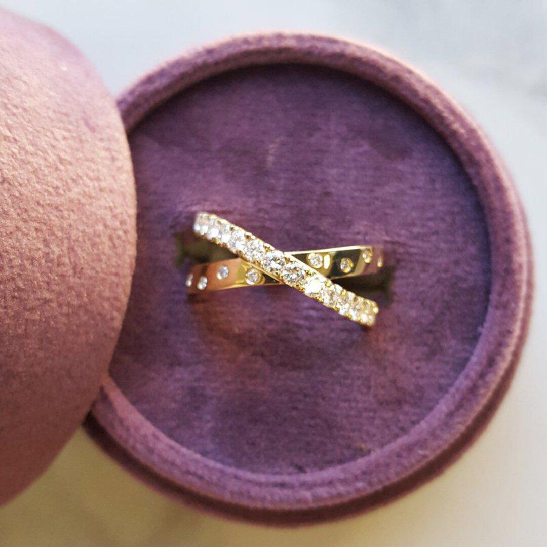 Gems One Overlapping Diamond Ring - Etsy