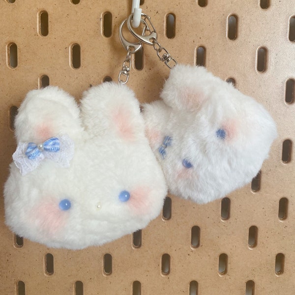 Bunny Keychain - Etsy