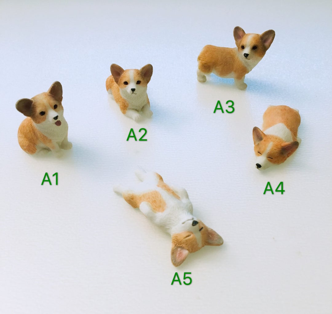 Corgi Mini Desk or Car Decoration Ornaments - Etsy