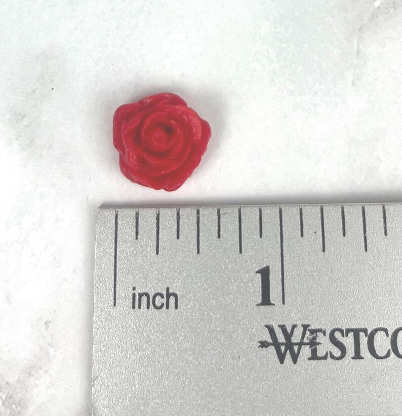 Fondant Roses, 30 Pcs Fondant Cake Decorations, Cupcake Toppers, Red ...