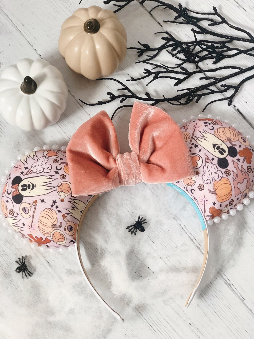 Pastel Mickey Ghost Ears - Etsy